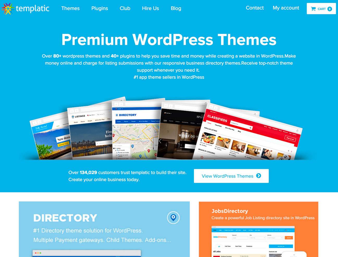 10+ Websites voor het kopen van Premium WordPress Themas